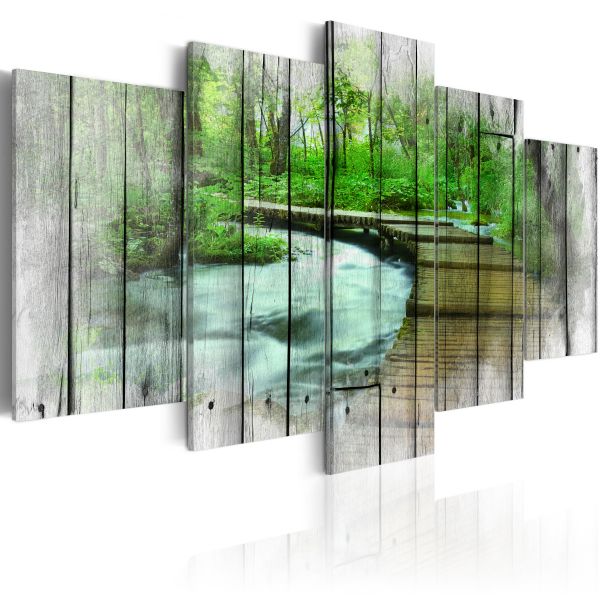 Tableau Forest of Secrets 100x50 cm | Leroy Merlin