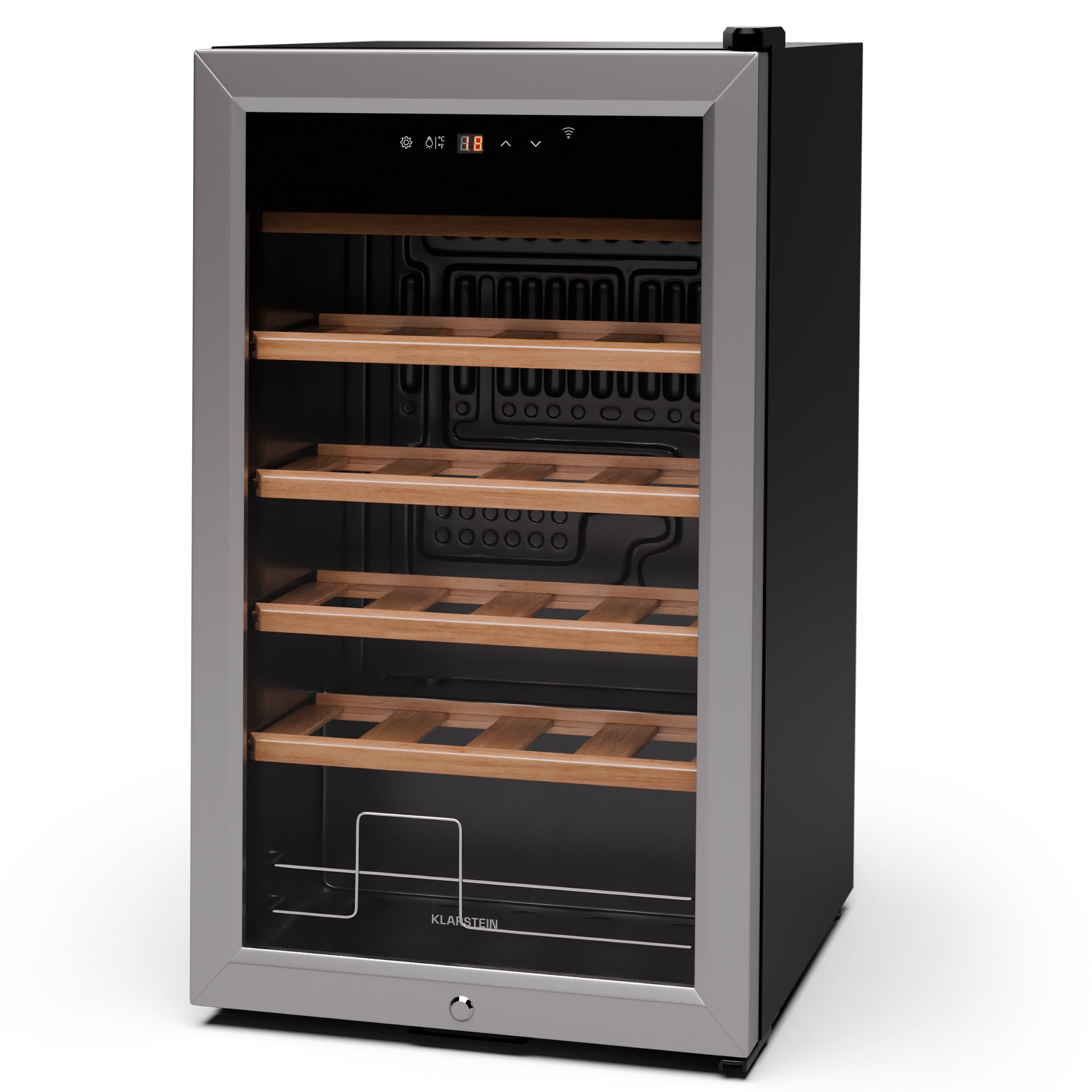 Klarstein Shiraz Premium Smart Vinoteca 24 Botellas Plata | Leroy Merlin