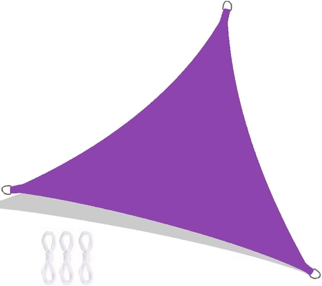 Toldo triangular para sombrilla al aire libre, toldo solar de 3 metros ...