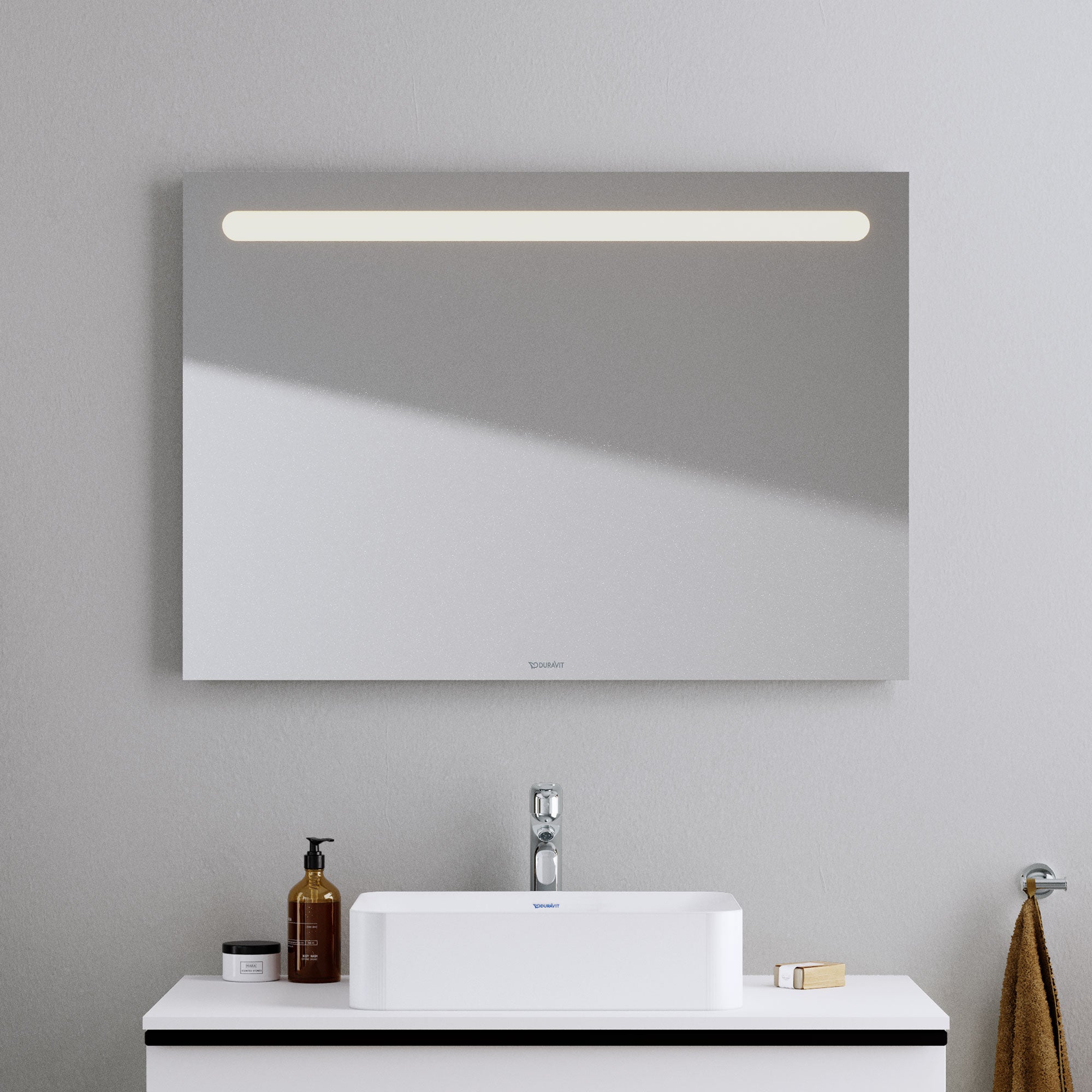 DURAVIT - Espejo de baño de aluminio con luz LED - 70x100x15cm ...