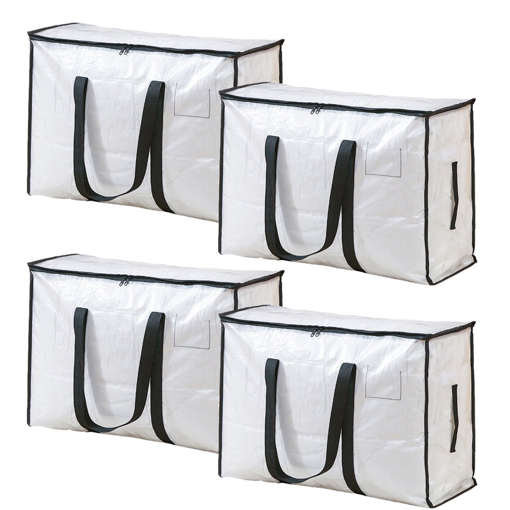 4 grands Sacs de déménagement, poignées et fermetures éclair solides ...