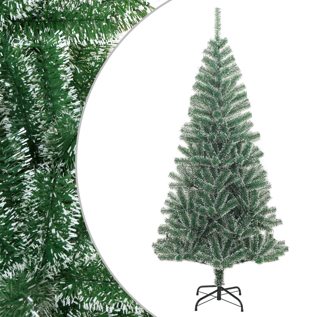 Sapin de No?l artificiel avec neige floquée vert 240 cm | Leroy Merlin