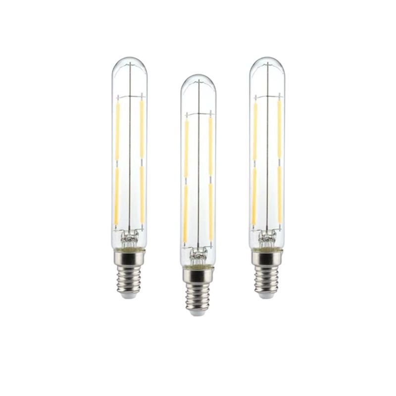 Lot de 3 Ampoules LED Tubulaire E14 T20 4W Filament V-TAC VT-2204 FS - Blanc chaud - 2700K ...