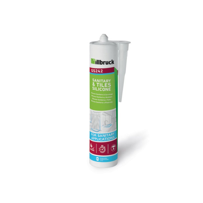 Mastic Silicone sanitaire ILLBRUCK - GS242 - Transparent - 300ml ...