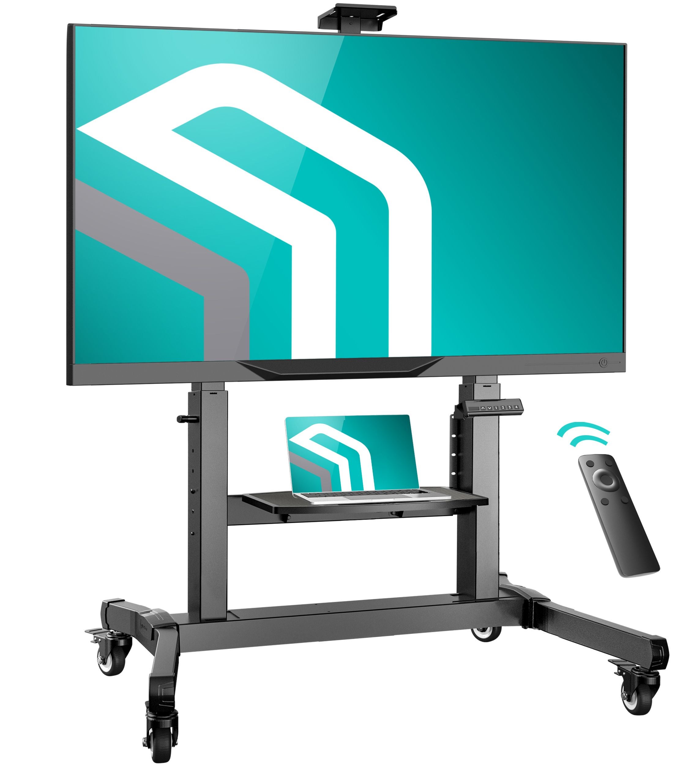 ONKRON Support TV Electrique 50" - 100", Support TV Motorisé Ascenseur ...