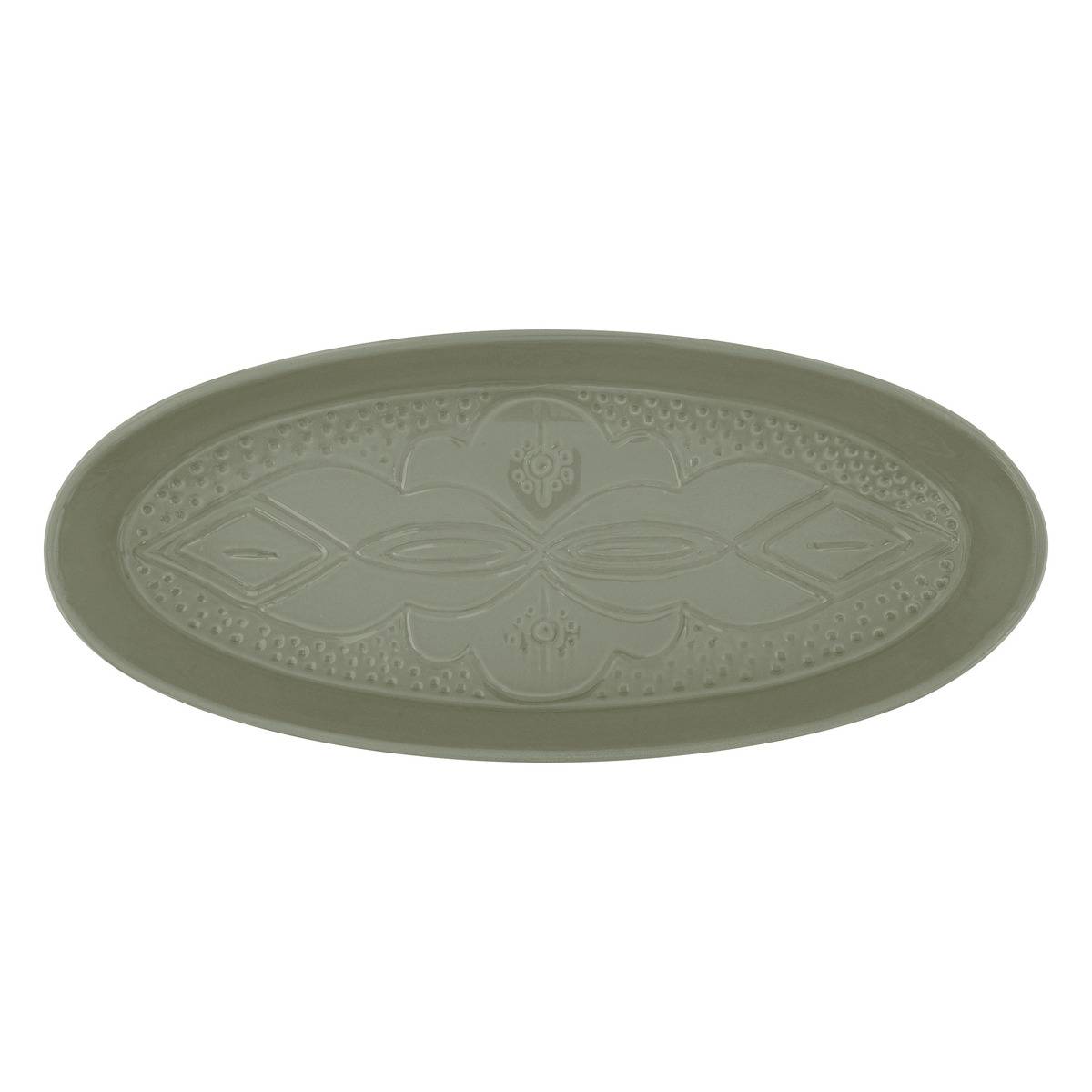 Plat oval "Sienna" Mint 41x18cm - Sg secret de gourmet | Leroy Merlin