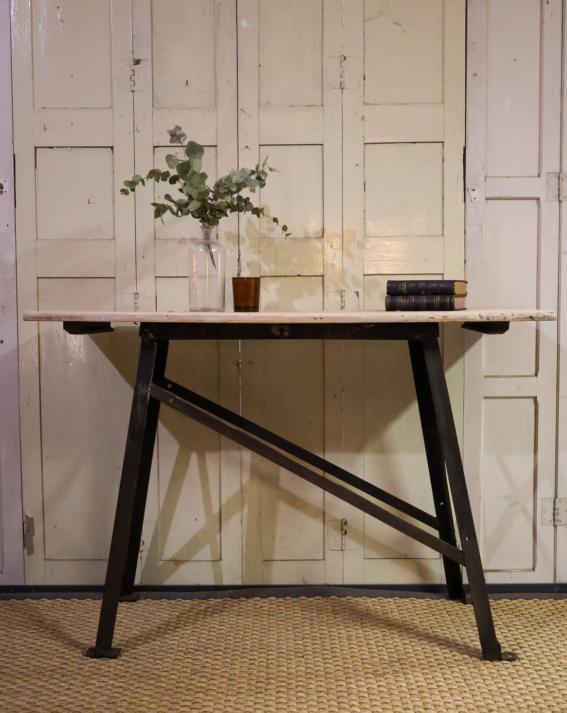 Console en fer et bois Francine N°615 - Bon état | Leroy Merlin