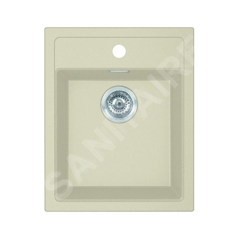 Franke Sirius - Évier en tectonite SID 610-40, 430x530 mm, beige 143. ...