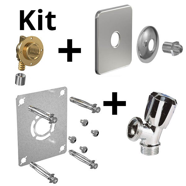 Kit ROBIFIX PER Ø16 -F1/2 à sertir+cache inox+rob MAL mono | Leroy Merlin