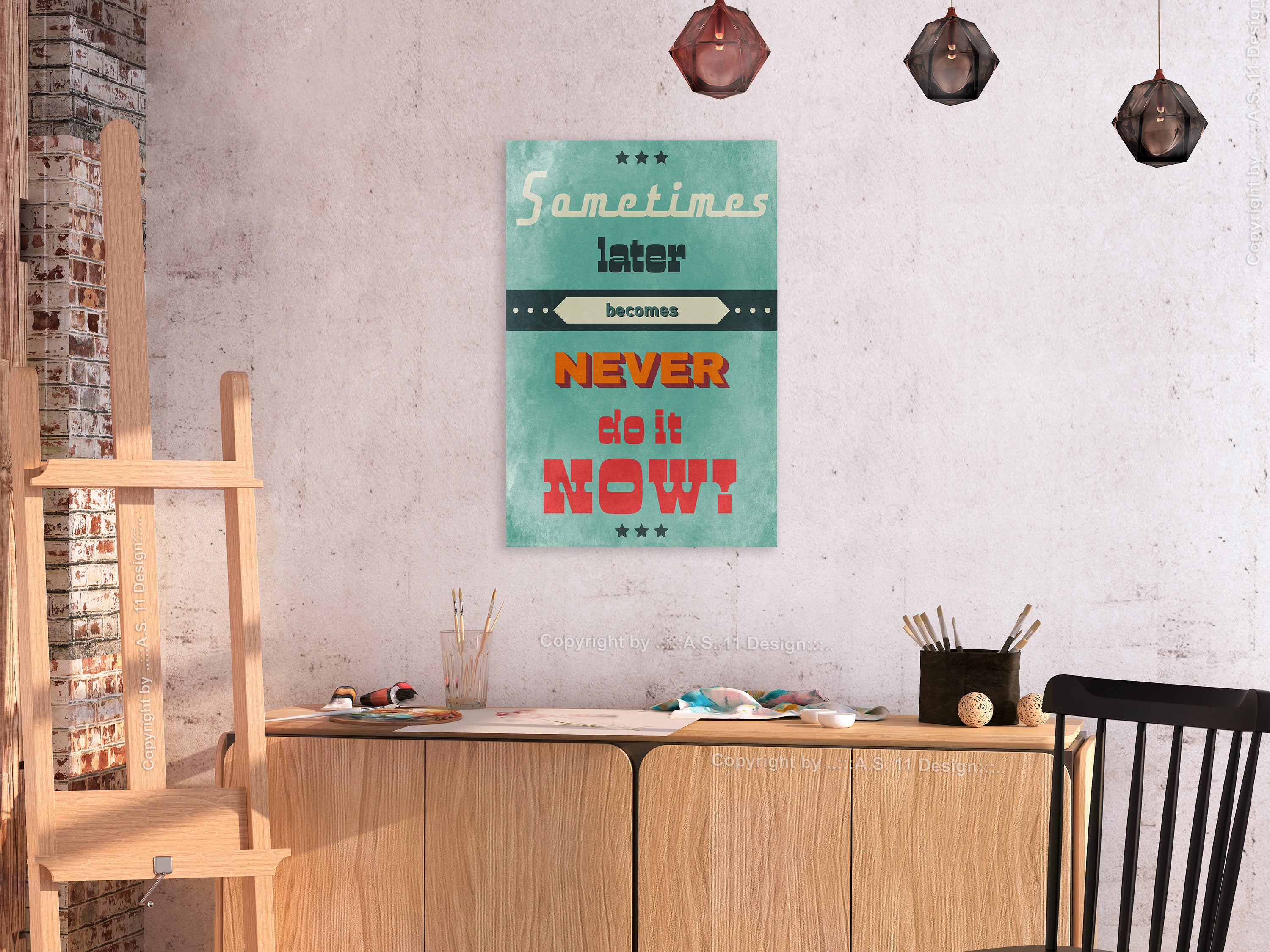Tableau - Do It Now! (1 Part) Vertical [20x30] | Leroy Merlin