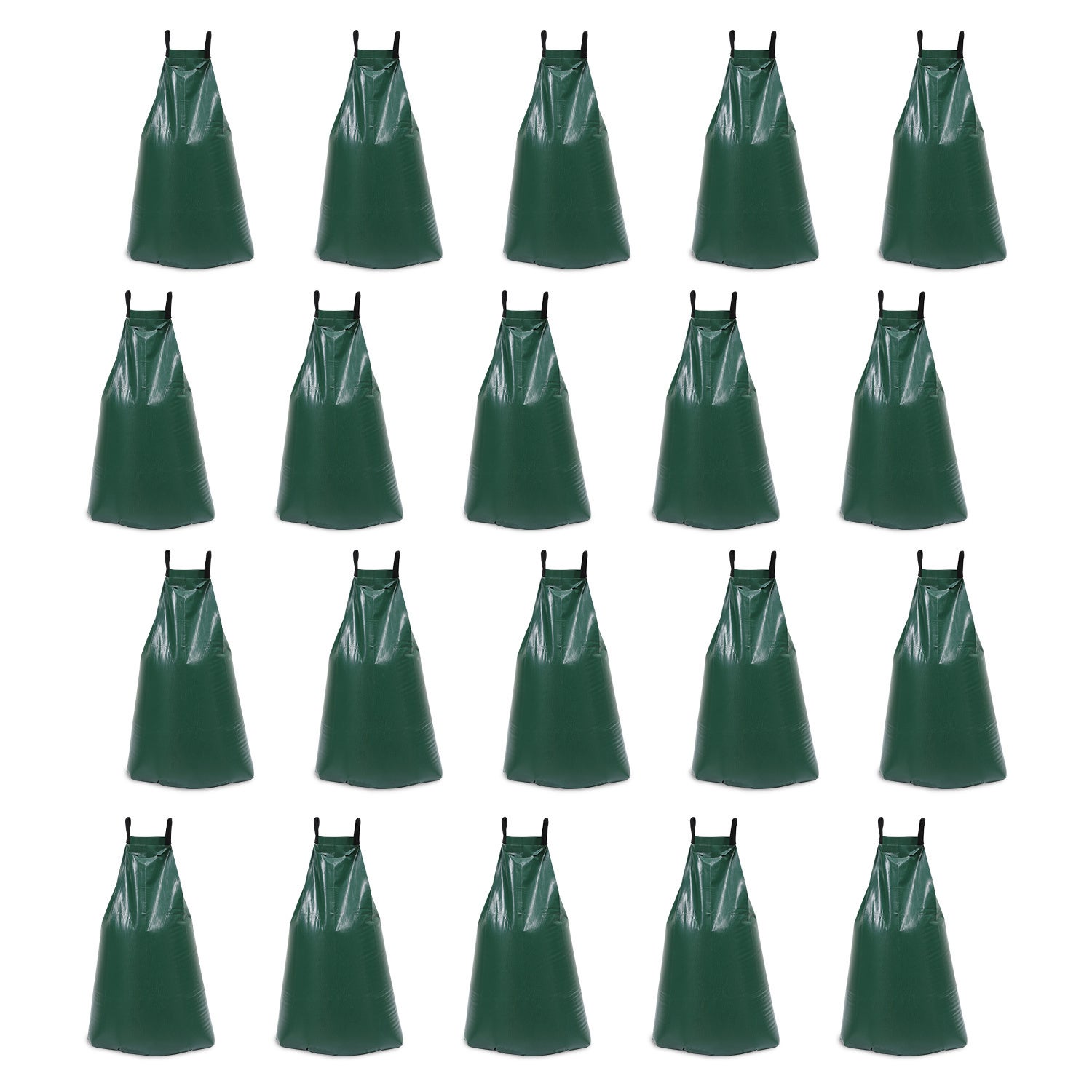 Paquete de 20 bolsas de riego para árboles de 75L, riego por goteo de 6 ...