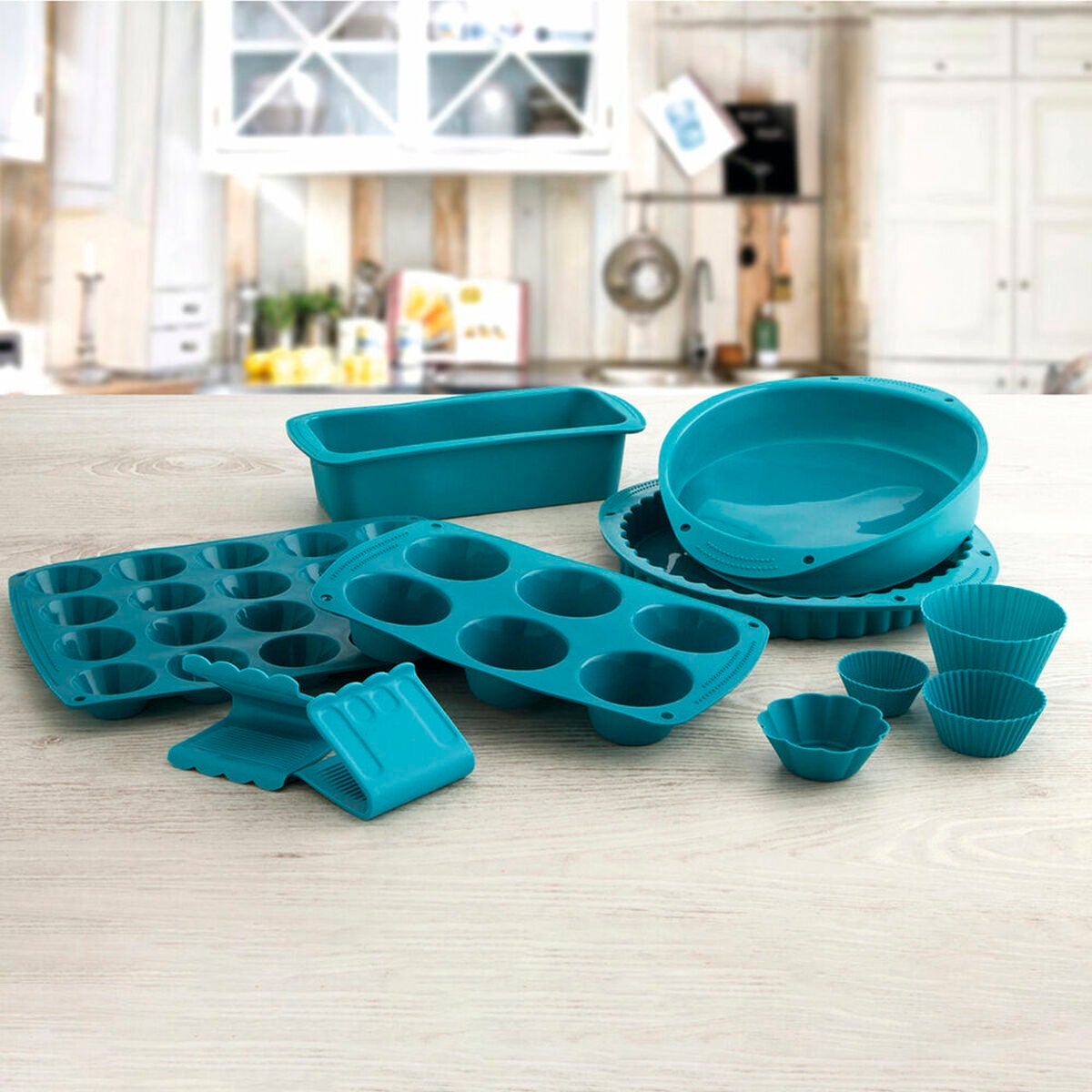 Moule amovible Quid Silik One Bleu Plastique (29 x 24 cm) (Pack 6x) | Leroy Merlin