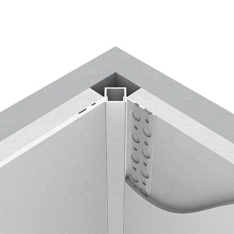 Profilé d'intégration placo-plâtre d'angle intérieur 46x26 (2m) | Leroy ...