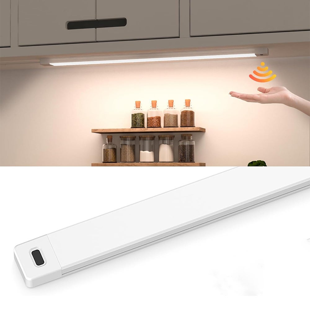 Luz blanca USB con sensor de barrido manual, luz de gabinete, luces ...