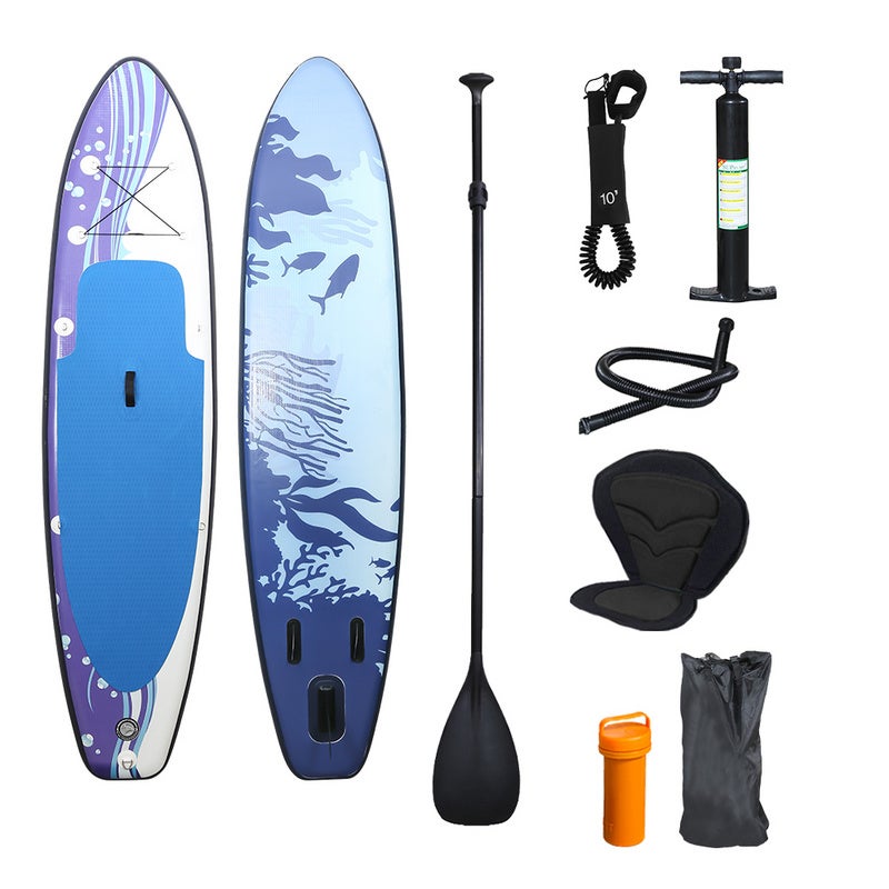 Set tavola SUP gonfiabile con sedile 305x76x15 cm Blu | Leroy Merlin