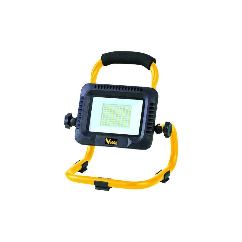 Vigor worky-50 projecteur LED, rechargeable, 50w 5000lm | Leroy Merlin