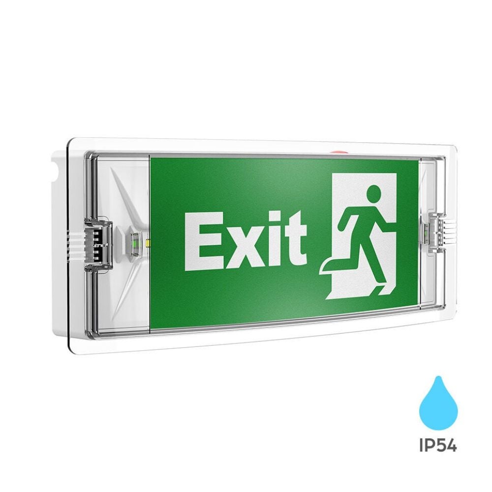 Lampe de sortie LED d'Urgence 3W 6500K IP54 | Leroy Merlin