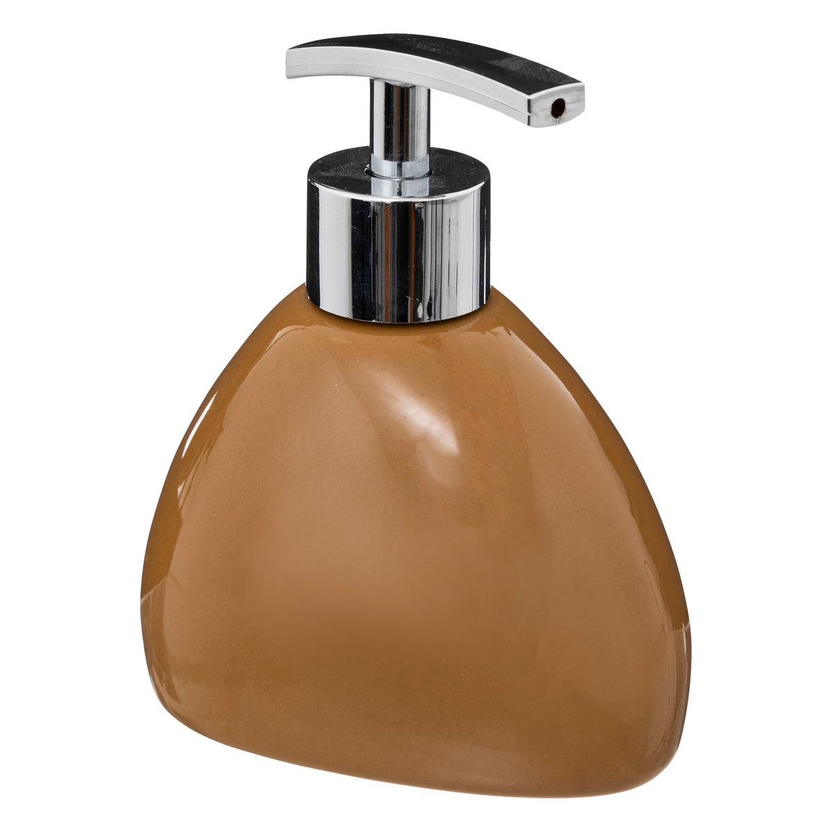 Distributeur à savon 250ml "colorama" marron malt - 5five | Leroy Merlin