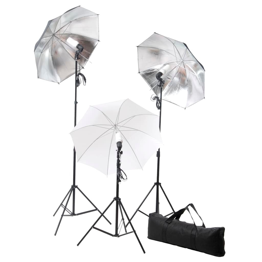 Kit de studio photo avec lampes toile de fond et réflecteur CFW96933 ...