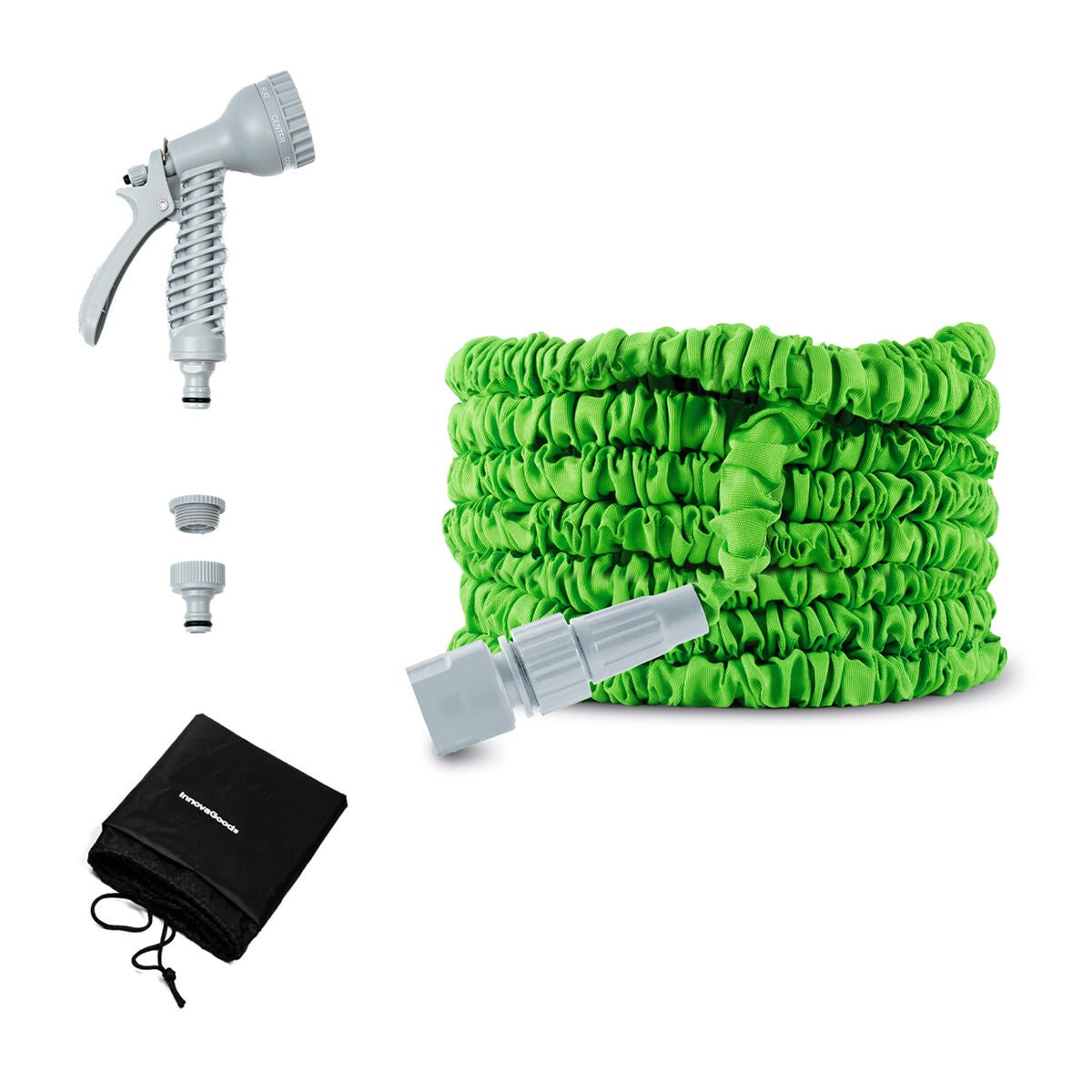 Tuyau d’Arrosage Extensible Hoostend InnovaGoods 15 m | Leroy Merlin