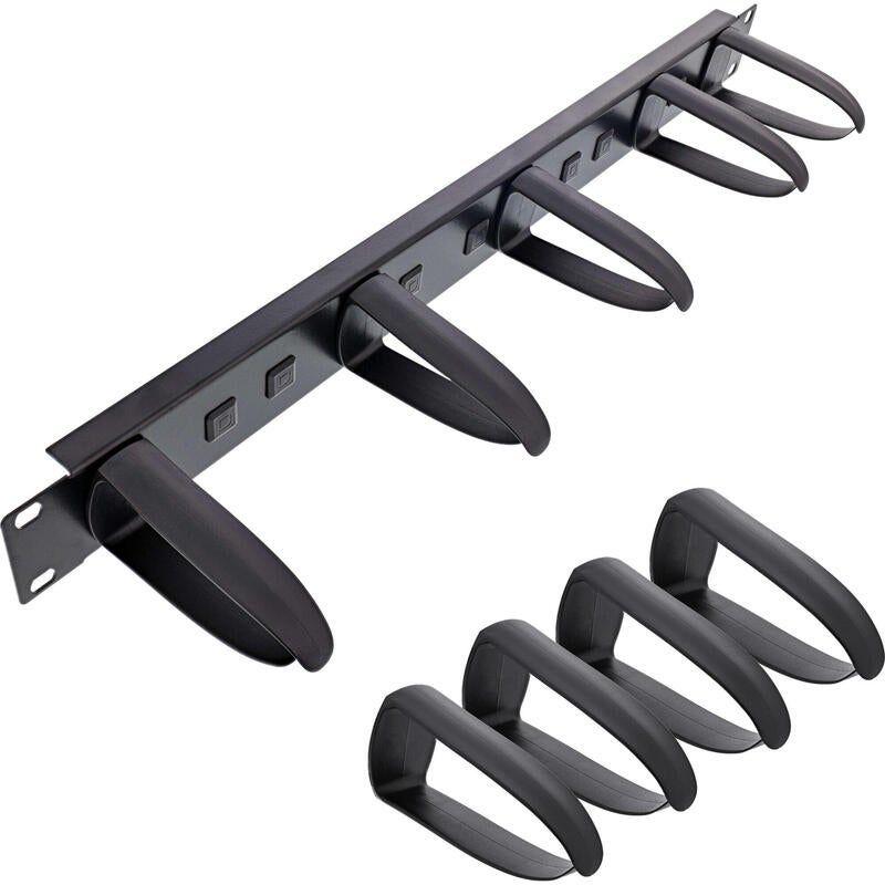 Inline 19110v organizador de cables 9 plastic brackets removable, ral ...