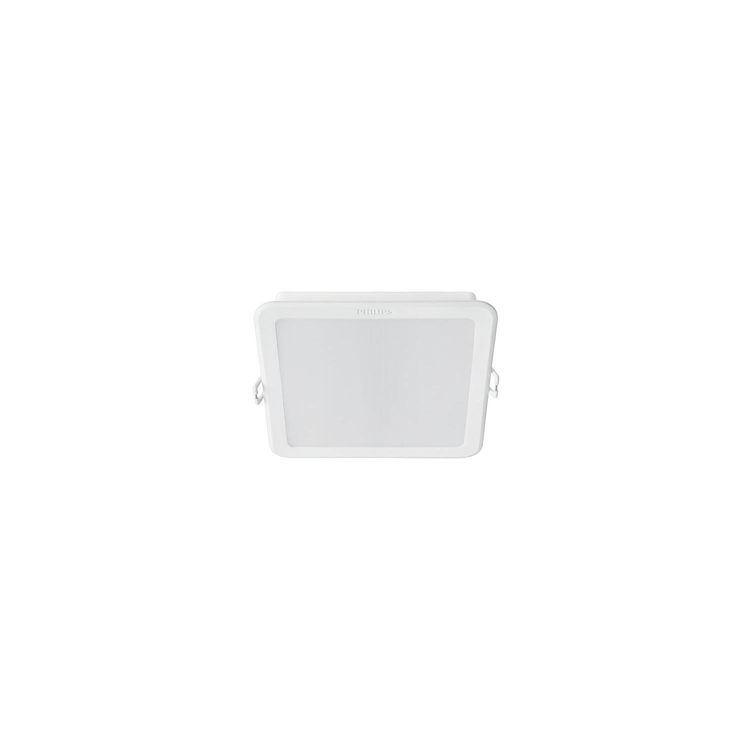 Downlight LED Cuadrado 13W Slim Meson Corte 125x125 mm, 3000K Blanco ...