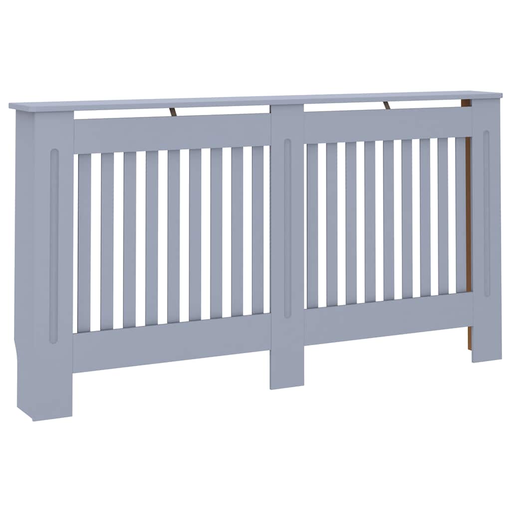 Cache radiateur MDF gris anthracite 152x19x81,5 cm - COMFORTXL | Leroy ...