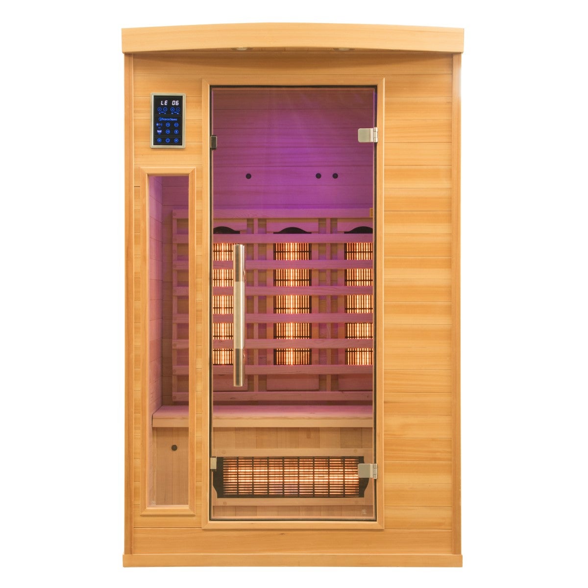 Sauna infrarrojos Apollon Quartz 2 plazas - 120x123x190 cm - Francia ...