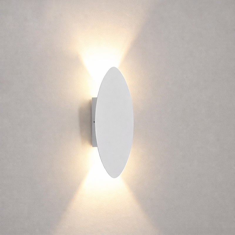 COMELY Aplique LED de Pared Blanco 6W 675 lm, Iluminación Arriba y ...