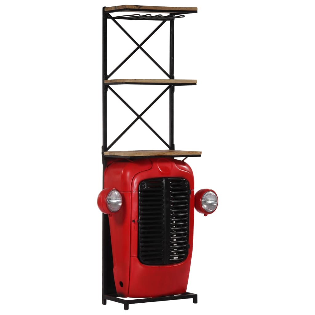 Bodega tractor 49x31x172 cm Madera maciza de mango | Leroy Merlin