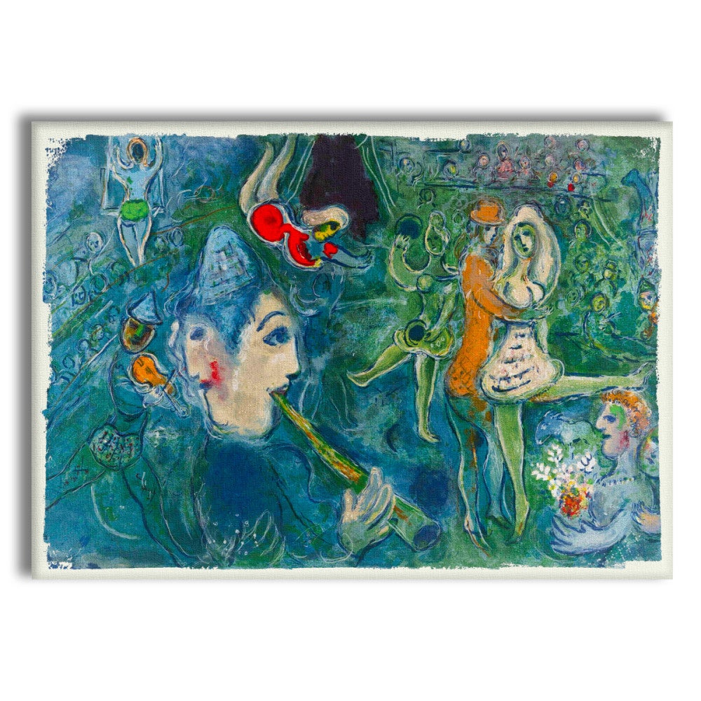MARC CHAGALL Les Cinq - Tableau Toile Sur Cadre Bois 100X70 CM | Leroy ...