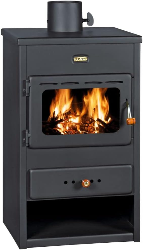 Stufa a Legna Caminetti a stufe Nero Prity K1 9kw | Leroy Merlin
