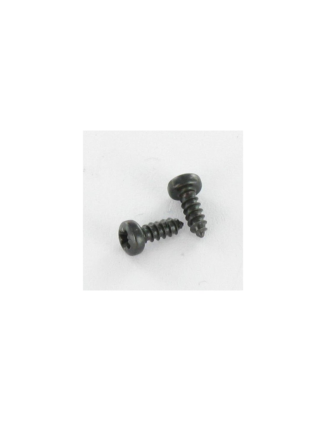 Vis tôle tête cylindrique bombée large Pozi 5.5X25 Acier zingué noir-30 ...
