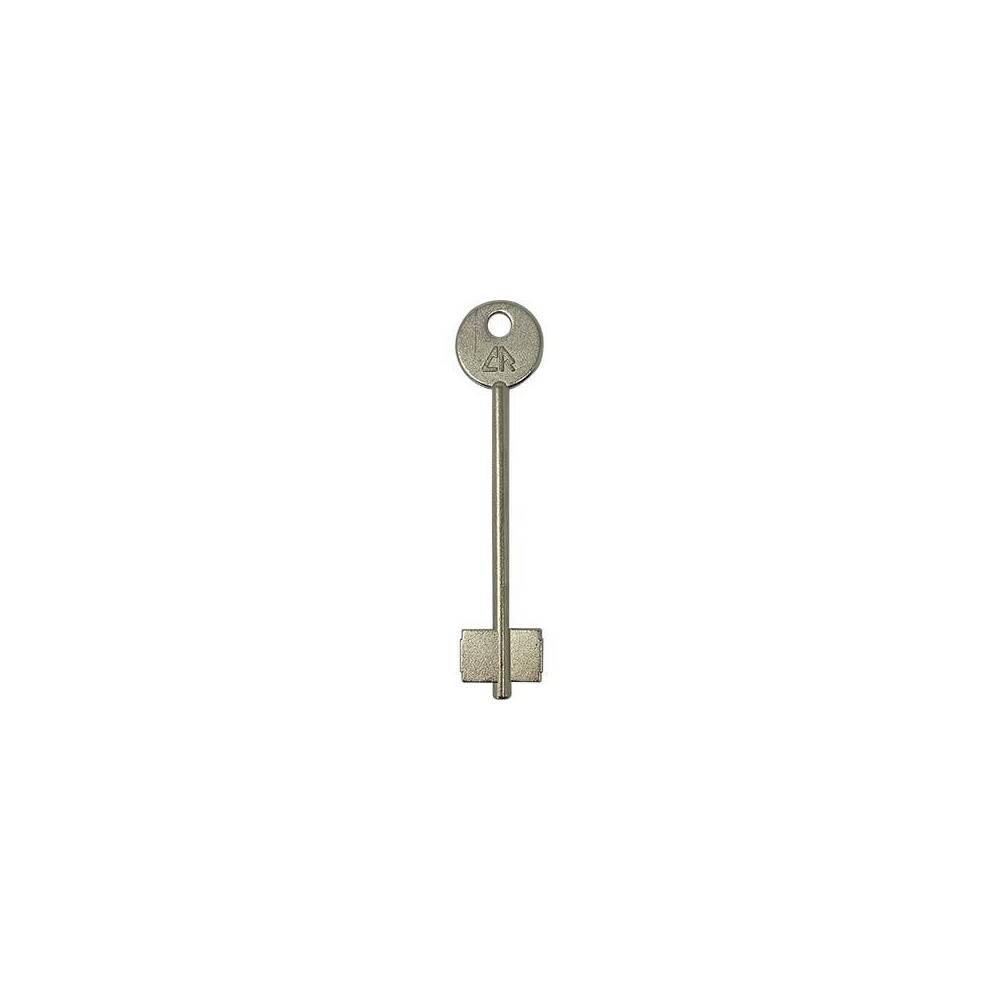 LLAVE DOBLE PALA CR 17 ORIGINAL LATON NIQUELADO | Leroy Merlin