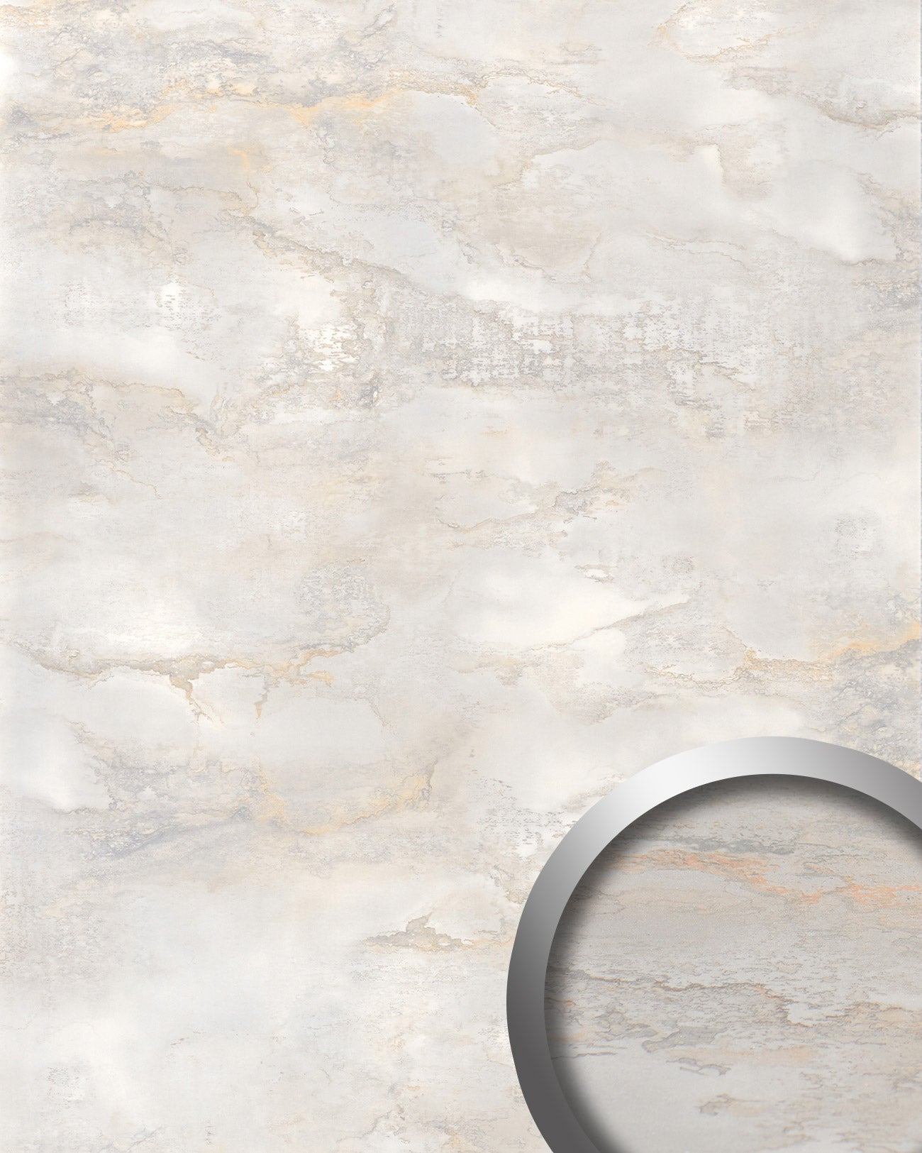 Panel de pared WallFace aspecto mármol 22634 GENESIS White matt AR ...