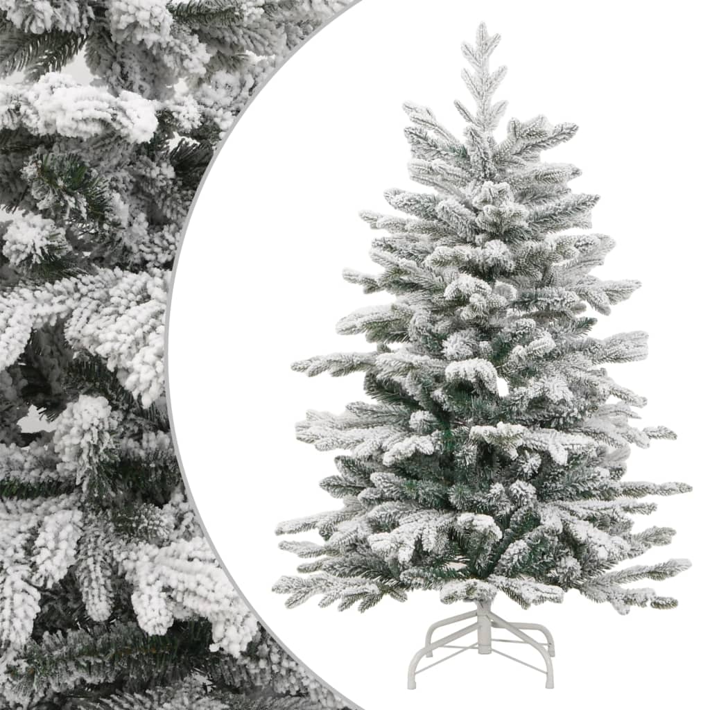 Sapin de No?l artificiel à charnières avec neige floquée 180 cm | Leroy Merlin