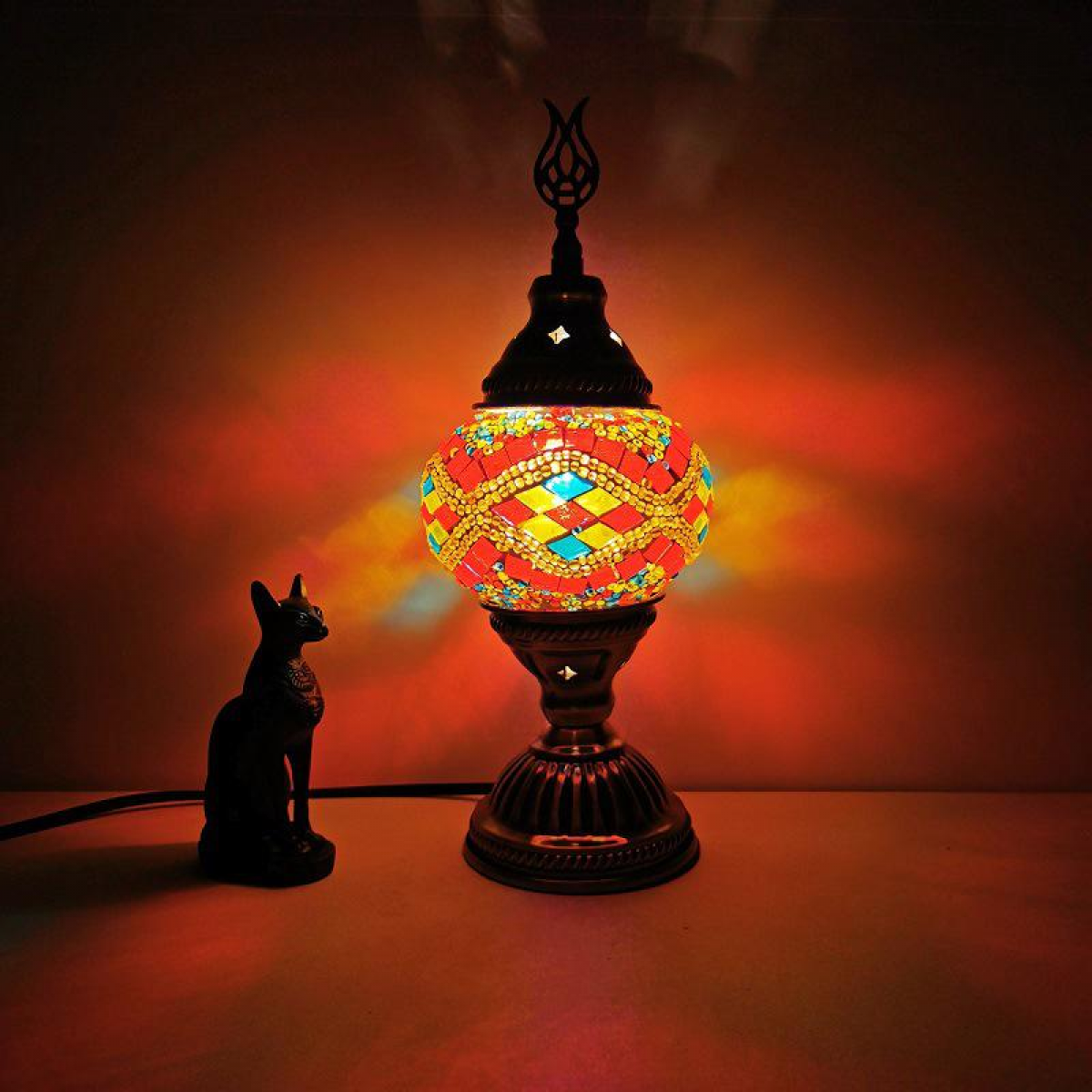 Lampe de table en cristal de Turquie, idées de cadeaux romantiques pour ...