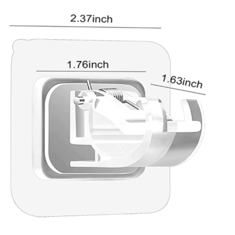Crochet de support de tringle à rideau sans perforation | Leroy Merlin