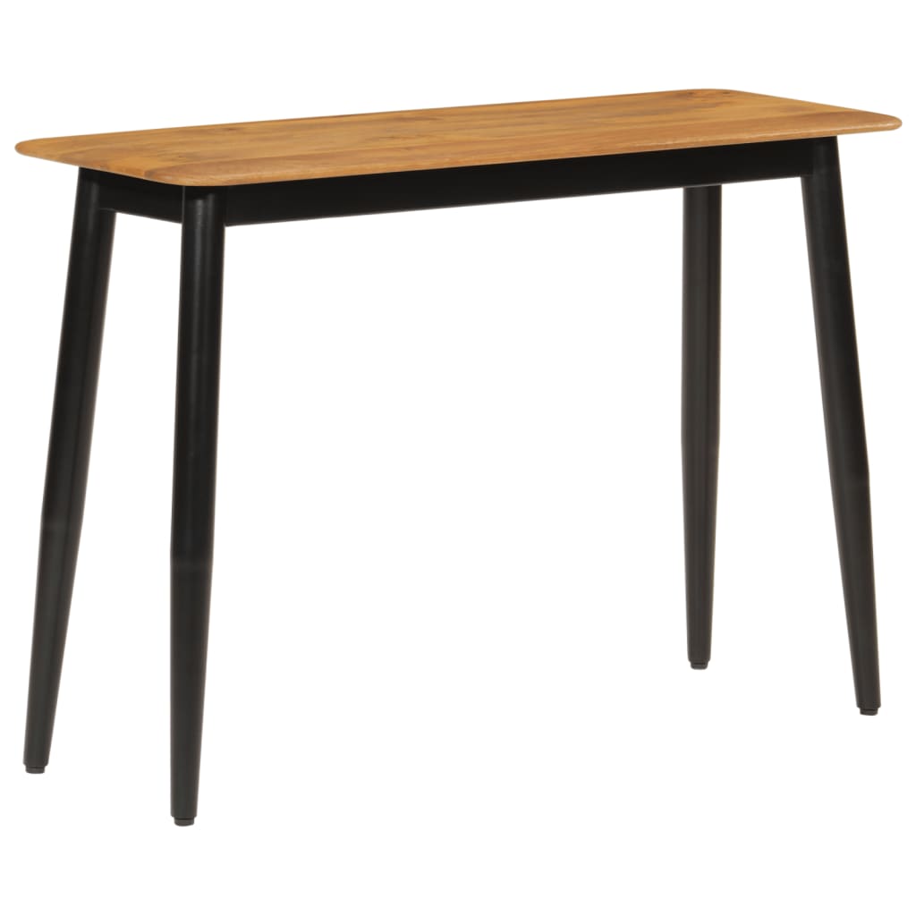 Table console 110x40x76 bois de manguier solide et fer | Leroy Merlin