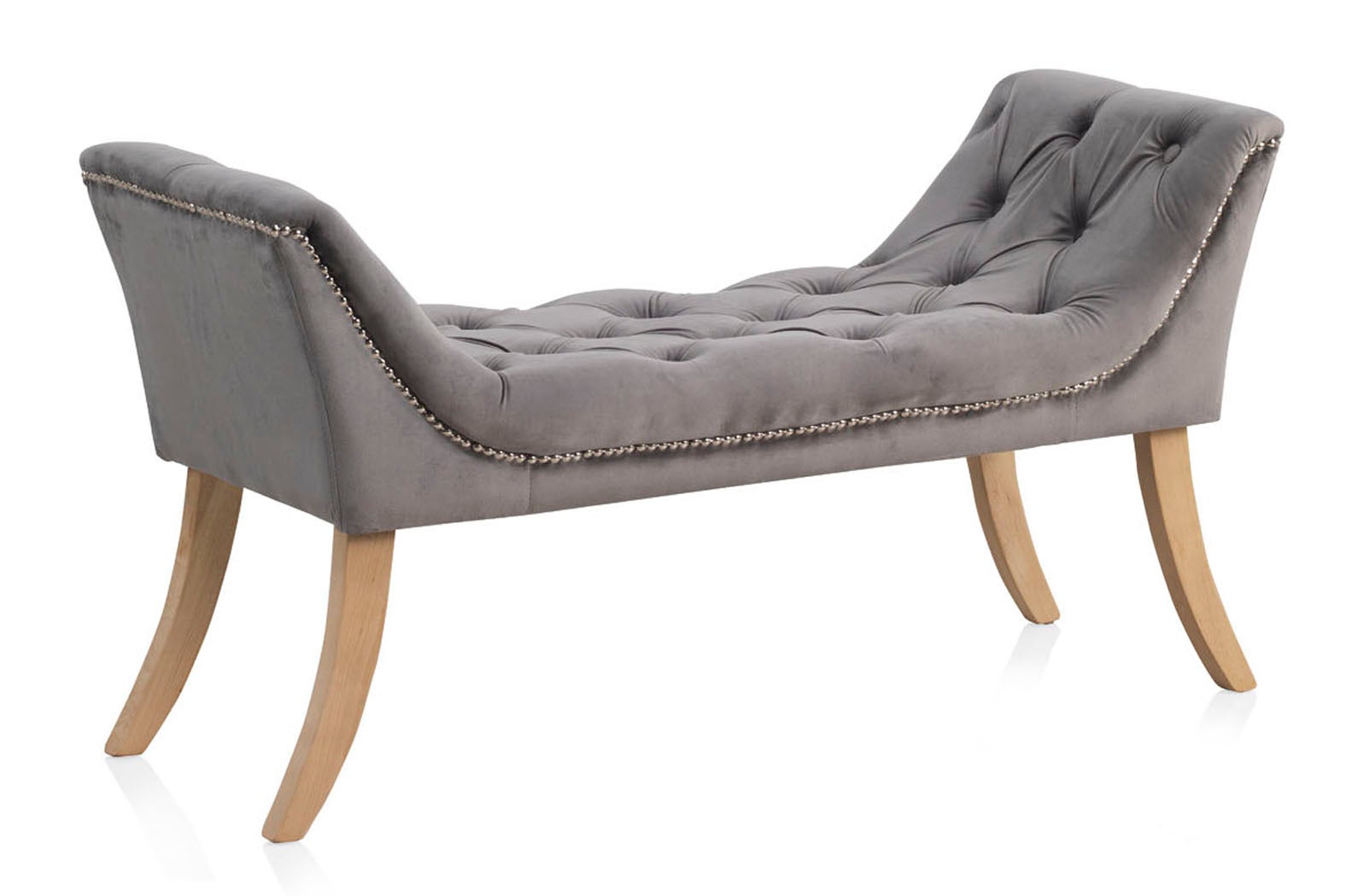 Banc rembourré en velours | Leroy Merlin