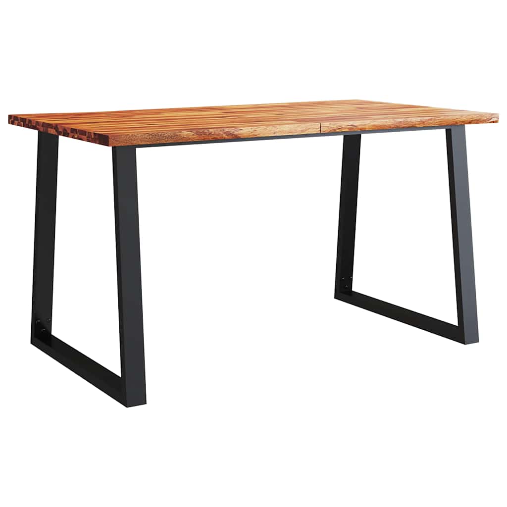 Table de salle à manger design industriel 140 x 80 x 75 cm bois d ...