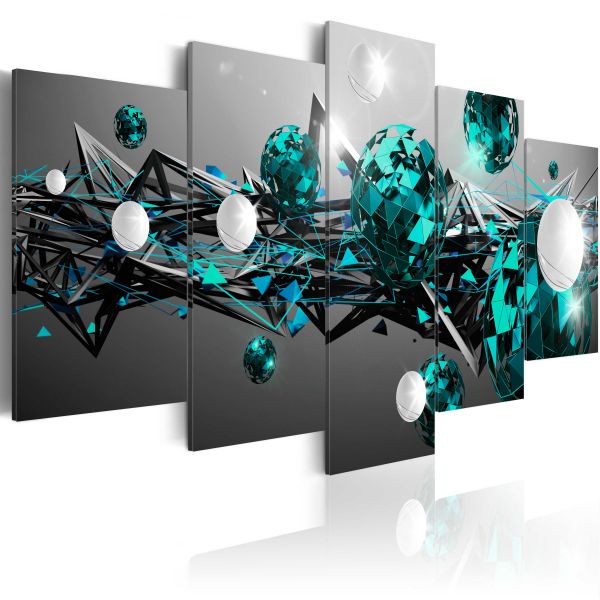 Tableau Turquoise Solar System 200x100 cm | Leroy Merlin
