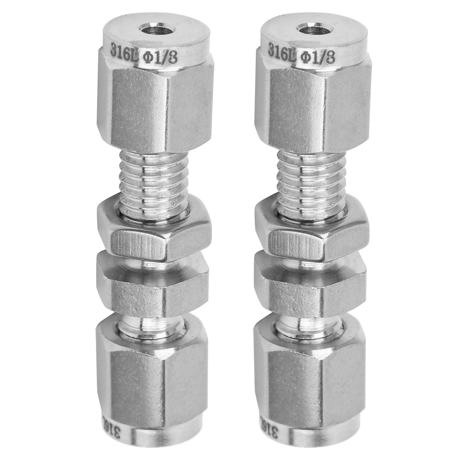 Connecteur de cloison 2 pièces en acier inoxydable 316, joint de montage de plaque d'usure à ...