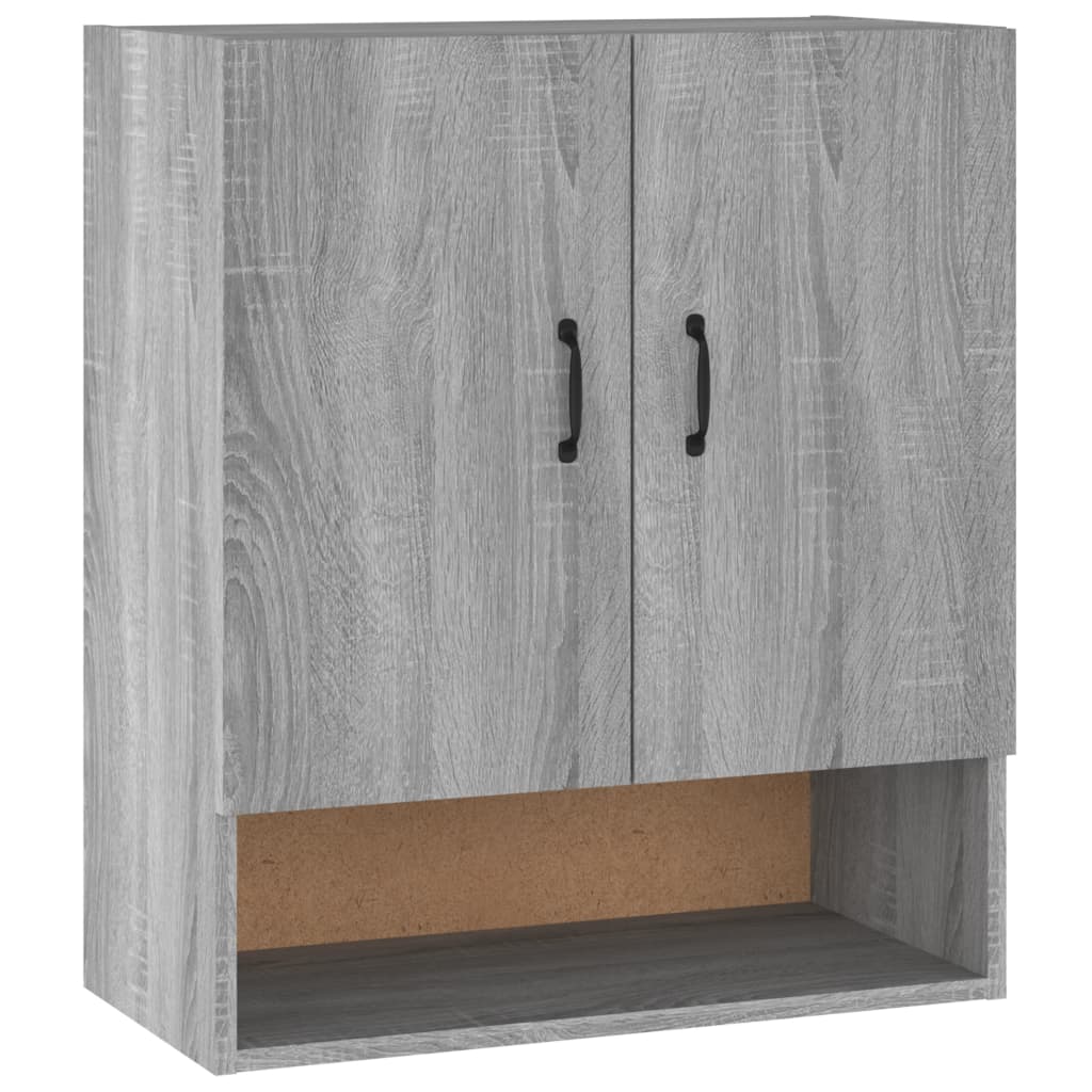 Armoire murale | Armoire de rangement | Armoire suspendue Sonoma gris ...
