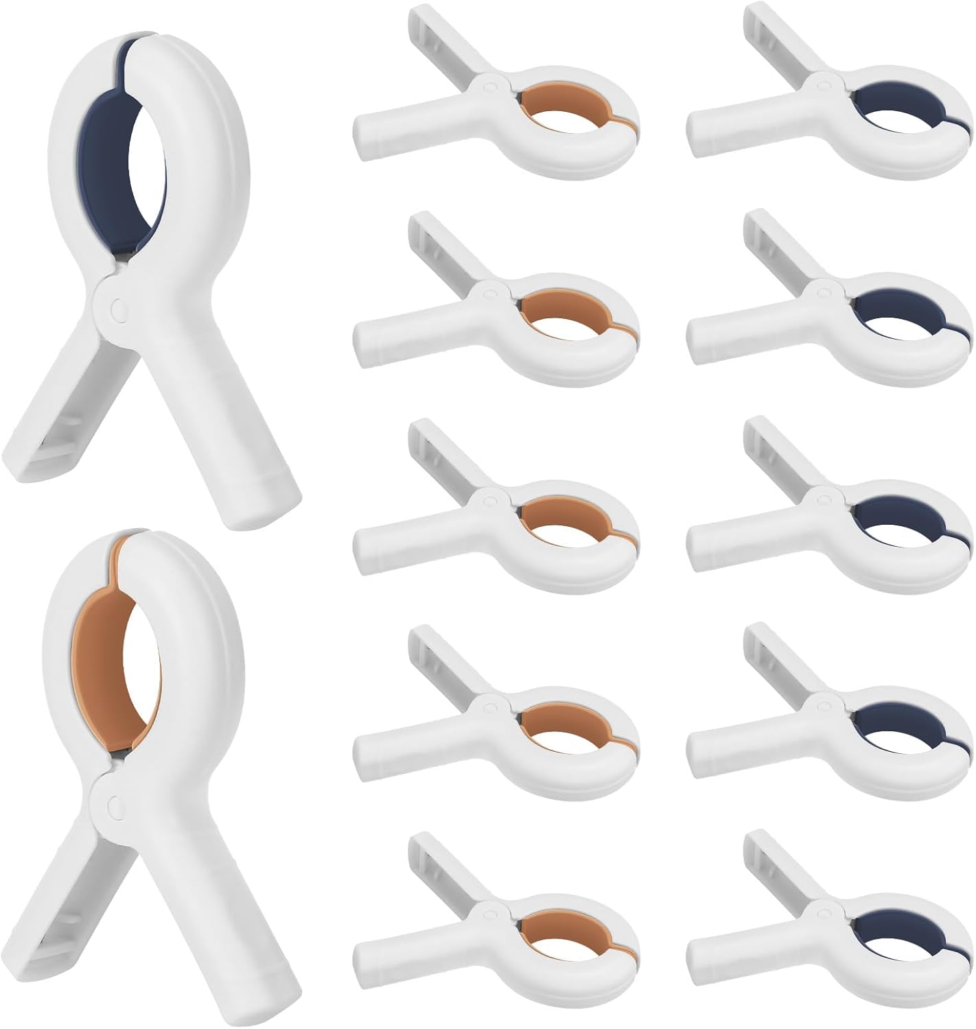 12pcs Pince pour Serviette de Plage, Grosse Pince À Linge | Leroy Merlin