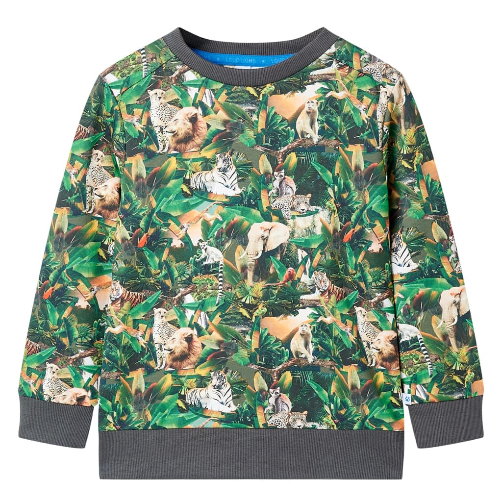 Sweatshirt pour enfants vieux pétrole 128 | Leroy Merlin