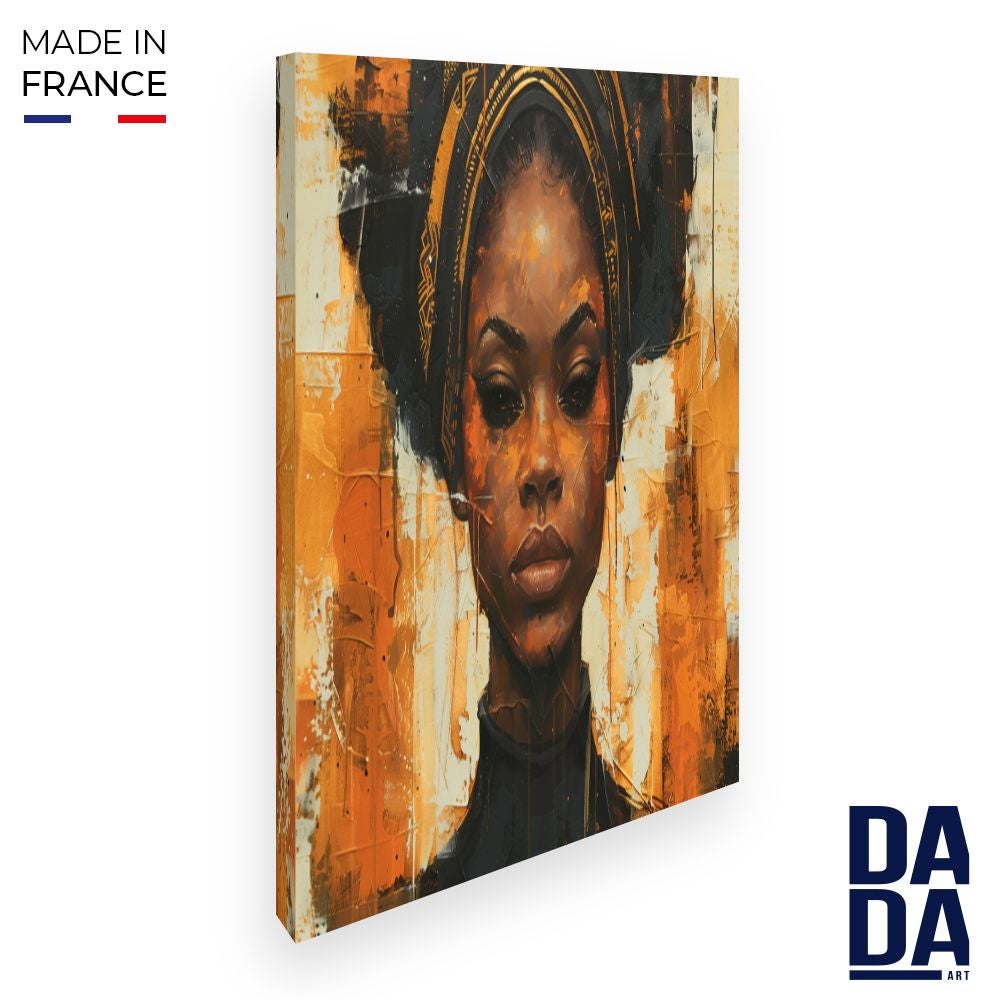 Toile murale Portrait captivant / 50x70cm / Fabriqué en France ...