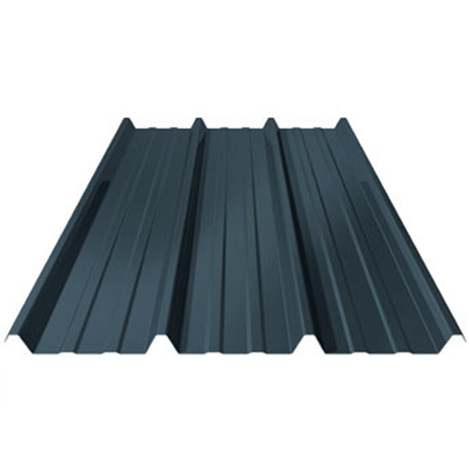 5 PLAQUES ACIER NERVURE - BLEU 2,00MX1,05M EP.0,50MM | Bricoman