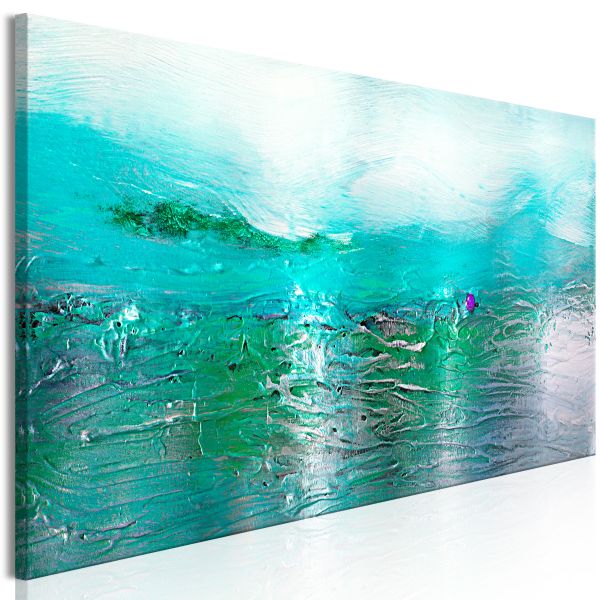 Tableau Turquoise Landscape (1 Part) Narrow 150x50 cm | Leroy Merlin