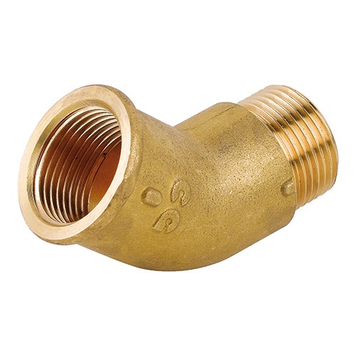 CODO LATON AMARILLO 45° MF 3/4" | Leroy Merlin